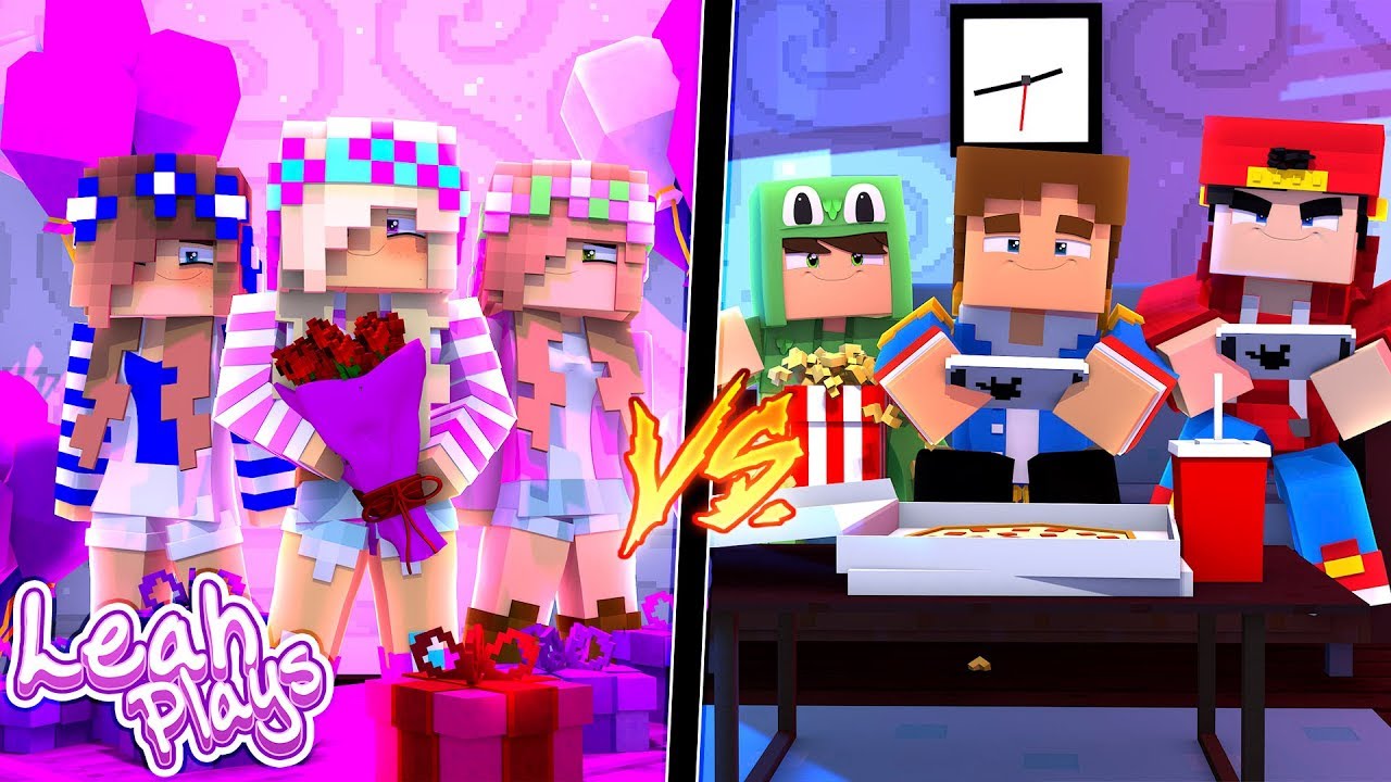 Minecraft Little Leah Plays PORTAL LITTLE CLUB GIRLS BIRTHDAY PARTY VS ...