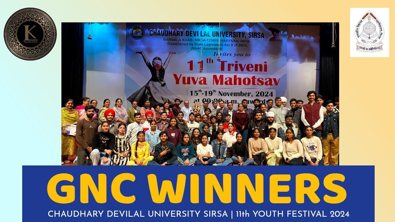 GNC WINNERS | OVERALL THEATRE TROPHY 2024 | 11th YOUTH FESTIVAL ...