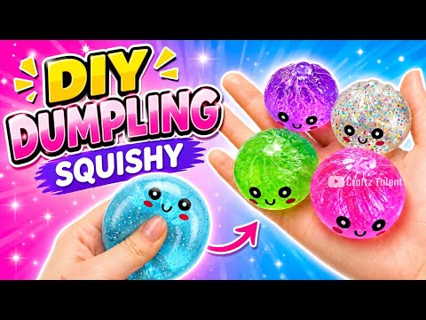 How to make viral dumpling at home / Paper craft/ Easy craft ideasDIY/ school project/art and craft
