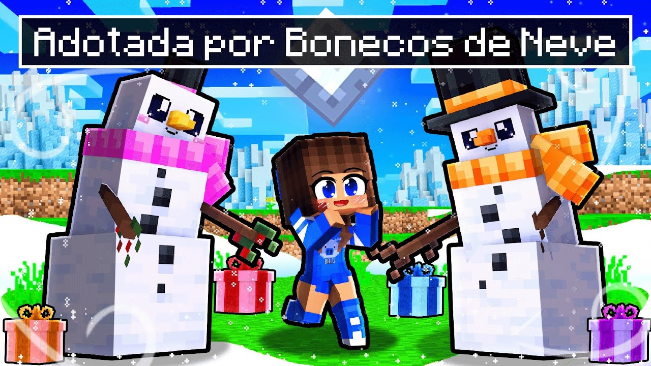 MIIKA foi ADOTADA por BONECOS de NEVE no Minecraft Miika - YouTube
