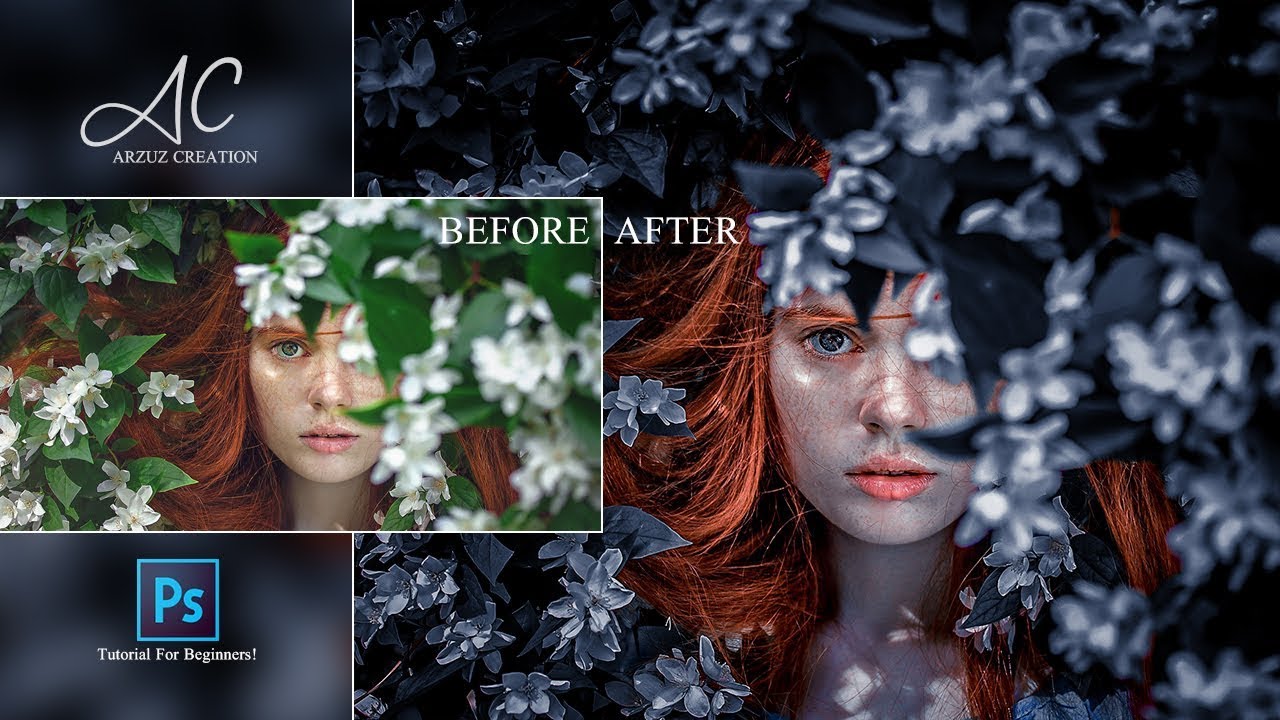 VSCO Color Grading in Photoshop How to Edit VSCO Moody Blue Color ...
