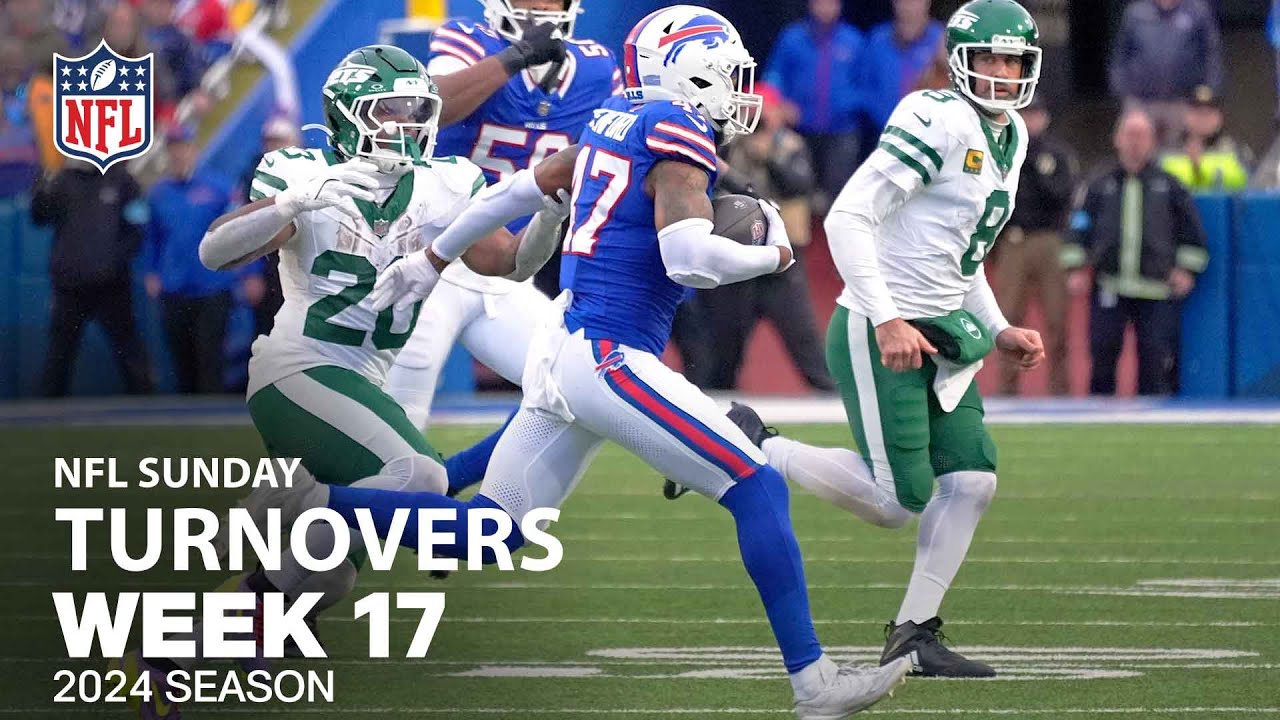 Every Turnover From Sunday | NFL 2024 Week 17 - YouTube