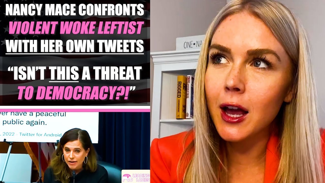 Nancy Mace confronts radical leftist with HER OWN TWEETS 😭 - YouTube