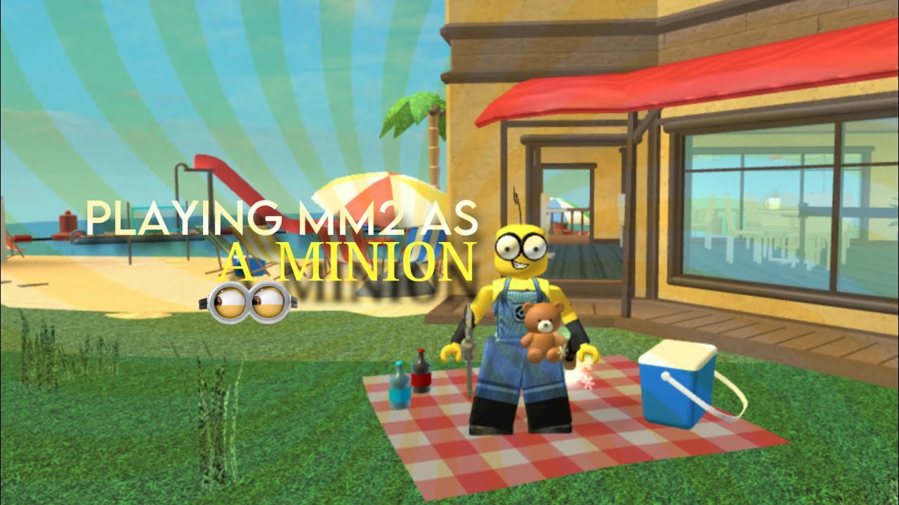 PLAYING MM2 AS A MINION… (Murder Mystery 2) - YouTube