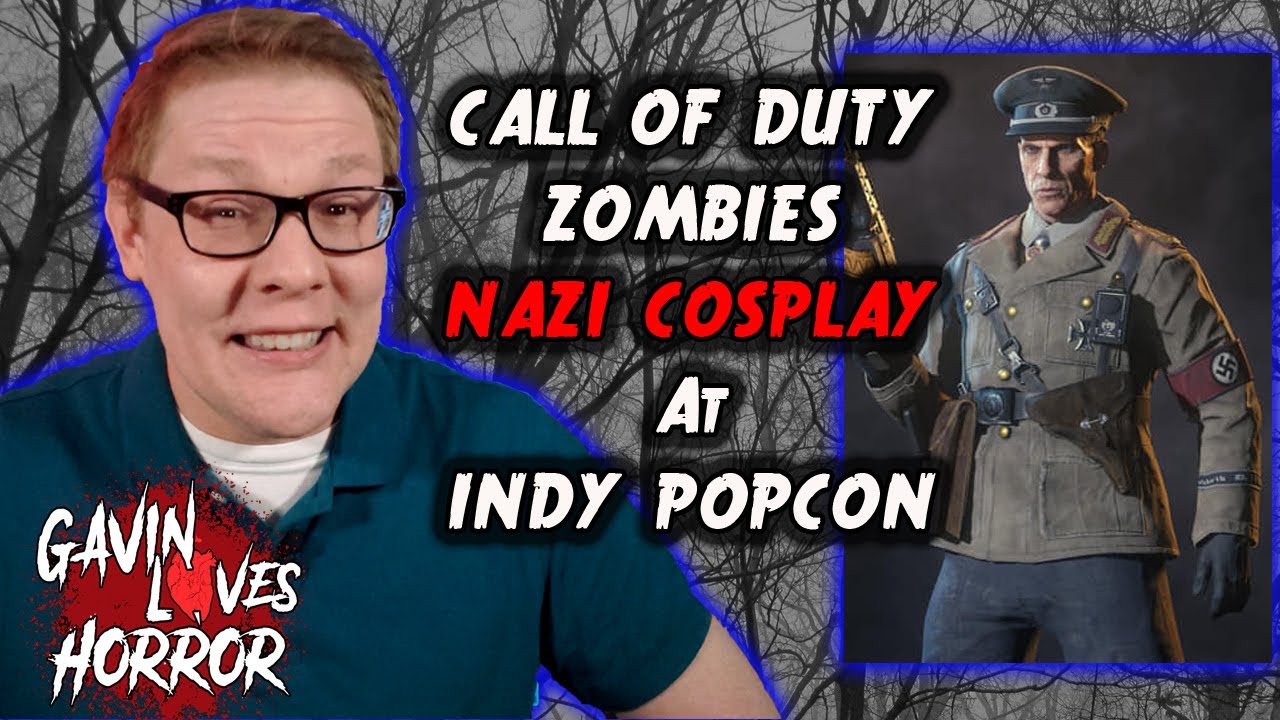YIKES! Call of Duty Zombies Nazi Cosplay at Indy PopCon - YouTube