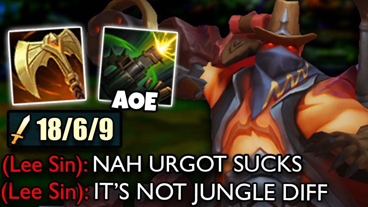 KOREAN TIAMAT URGOT BUILD is a FULL CLEARING MACHINE!! They have to ...