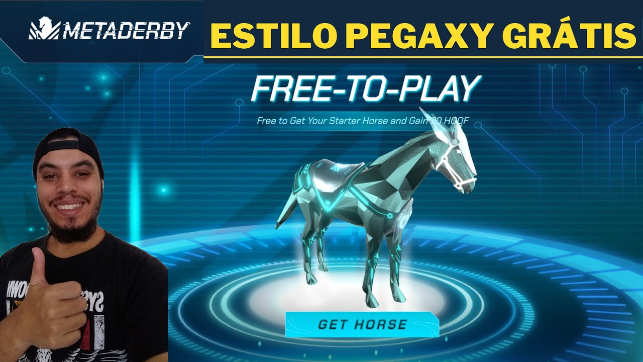 METADERBY NOVO JOGO NFT ESTILO PEGAXY QUE ESTÁ DANDO DE GRAÇA CAVALOS ...