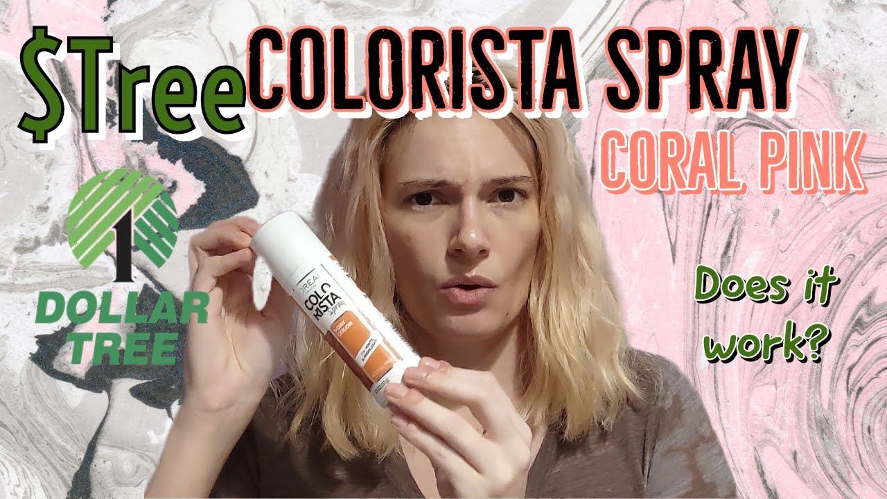 Does L'Oréal Colorista Spray work | Temporary Hair Color | Dollar Tree ...
