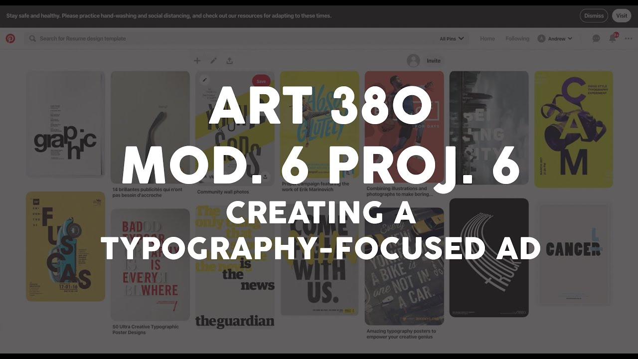 380: Creating a Typography-Focused Ad - YouTube