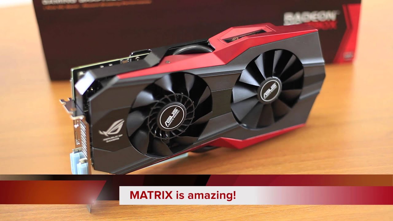 ASUS ROG R9 290X MATRIX - unboxing review - YouTube