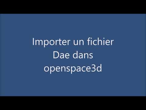 importer dans openspace3d - YouTube