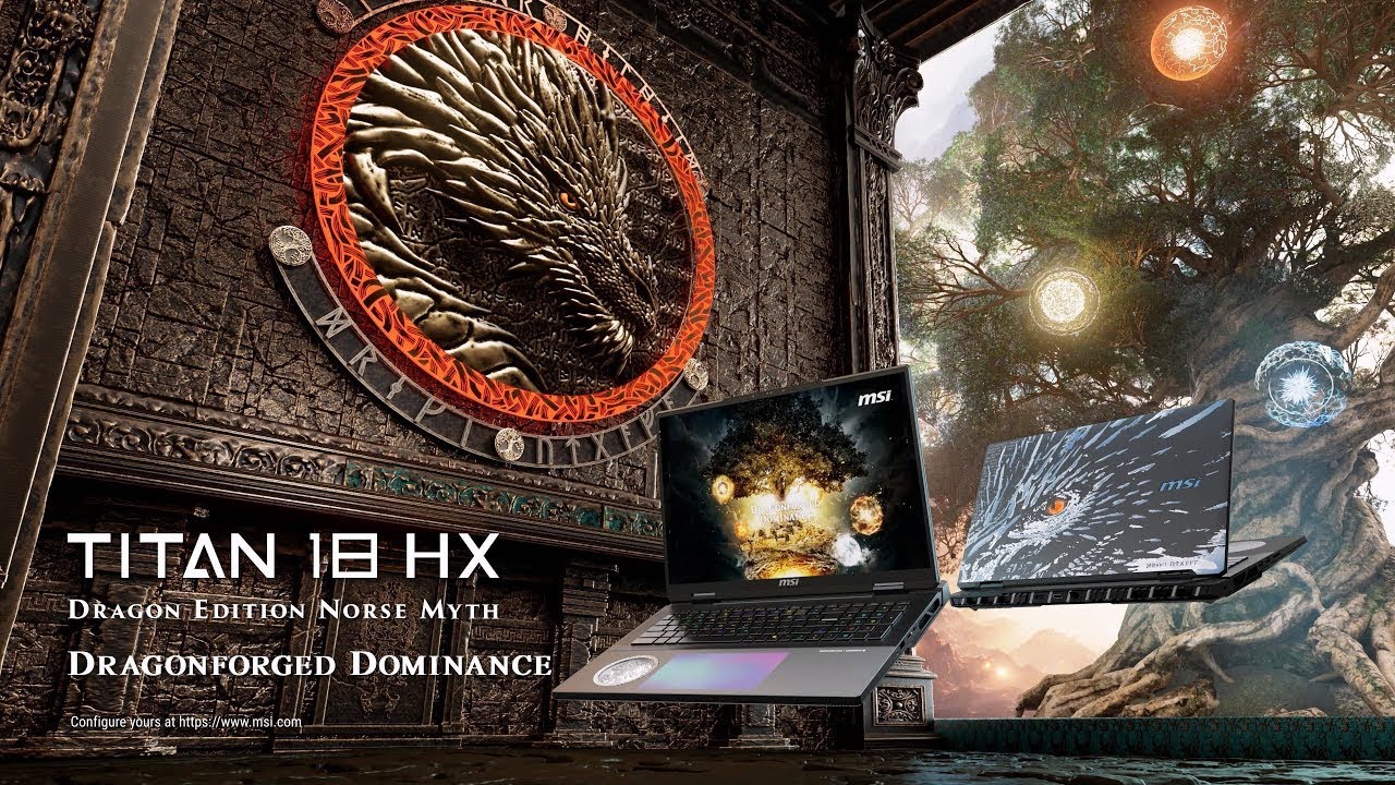 Titan 18 HX Dragon Edition Norse Myth | Domination du dragon | MSI ...
