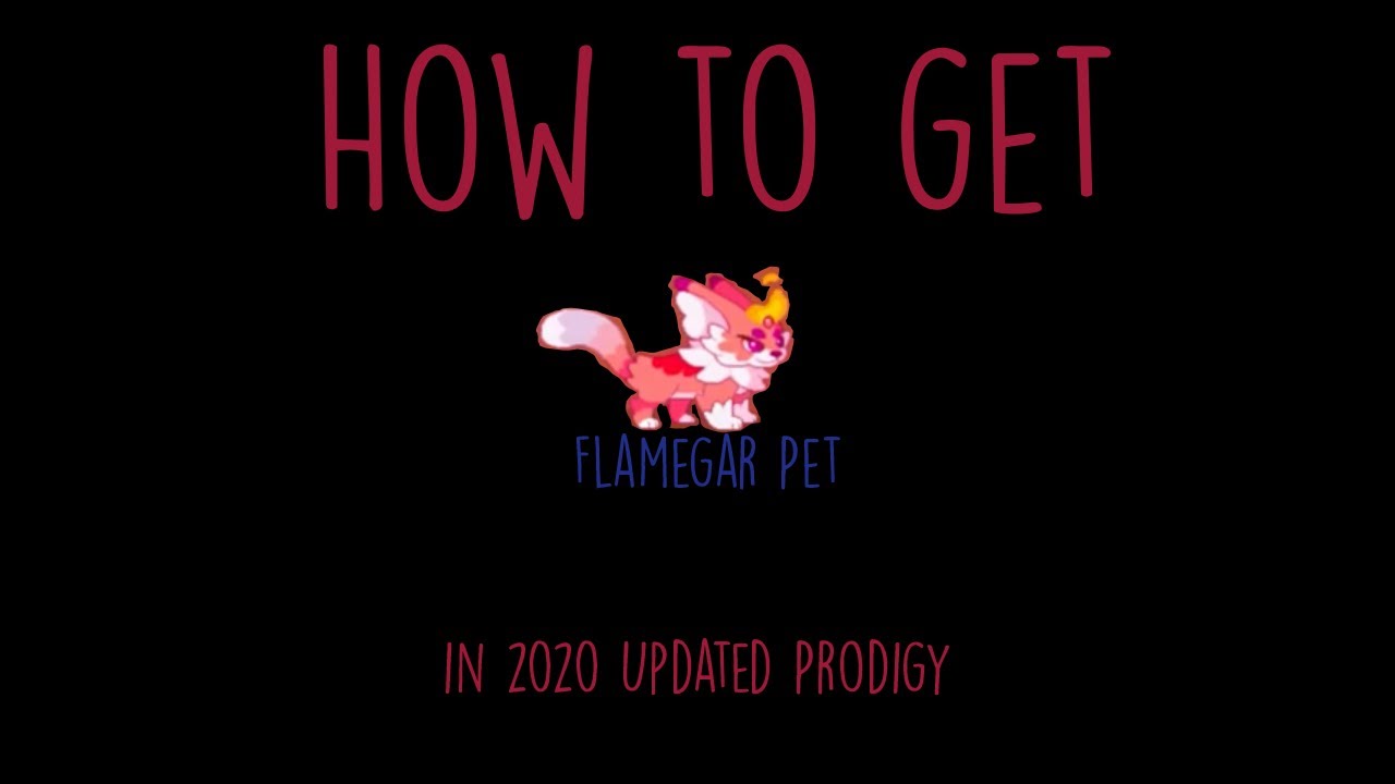 How to get the RARE Hotpot and Flamegar Pet in Prodigy in 2020 - YouTube
