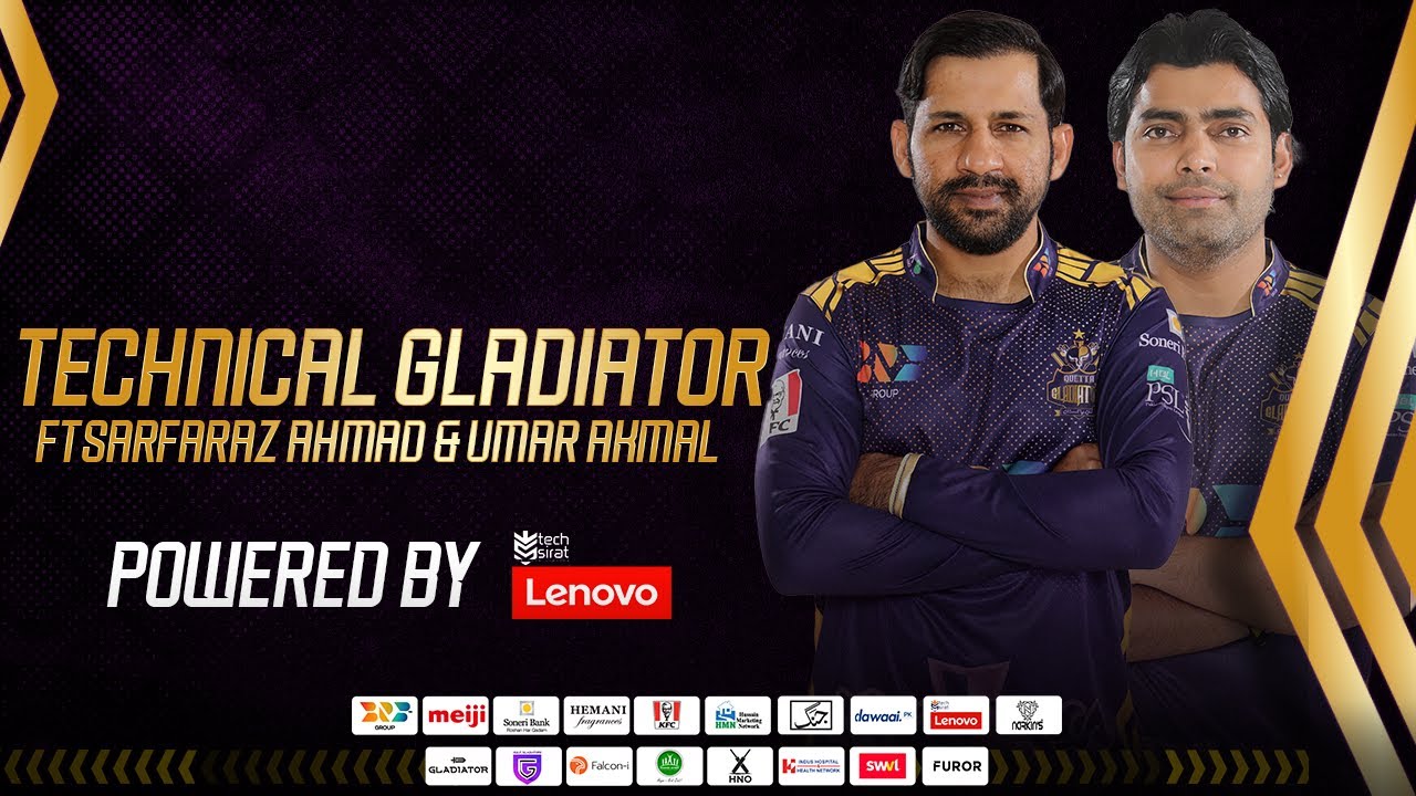 Technical Gladiators Ft. Sarfaraz Ahmed and Umar Akmal | HBL PSL 7 - YouTube