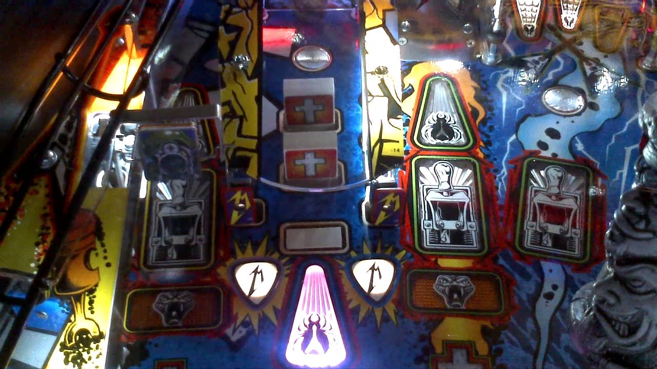 Metallica LE pinball drop target - YouTube