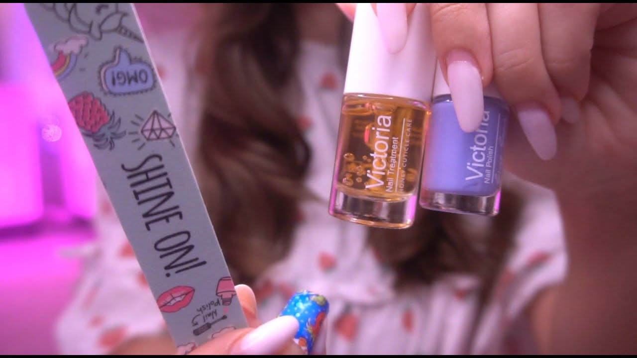 1 Minute Asmr Doing Your Nails Fast 💅 Youtube