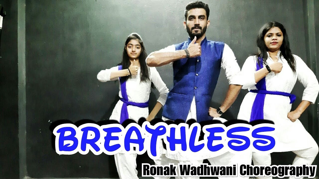 Breathless | Shankar Mahadevan | Ronak Wadhwani Choreography | Best ...