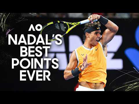 40 of Nadal's Greatest Ever Points at the Australian Open