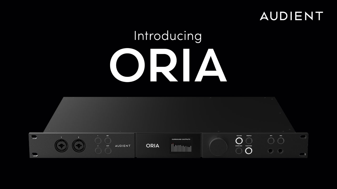 Introducing ORIA - The world's first Immersive Audio Interface and ...
