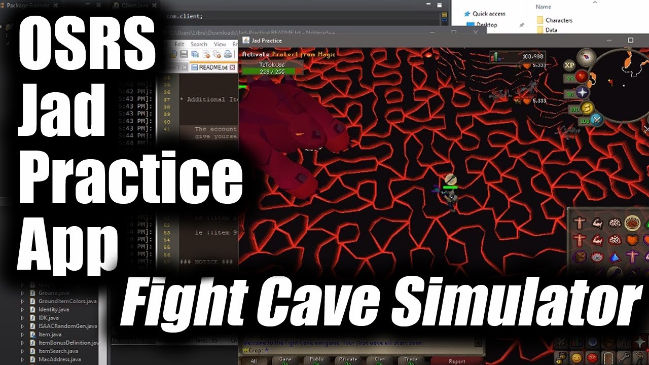 OSRS Jad Simulator & Practice Fight Caves/Firecape (Demo) - YouTube