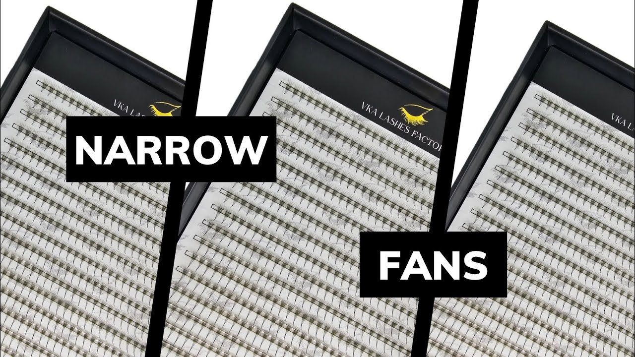 VKA LIMITED EDITION | Promade Lashes Narrow Fans - YouTube