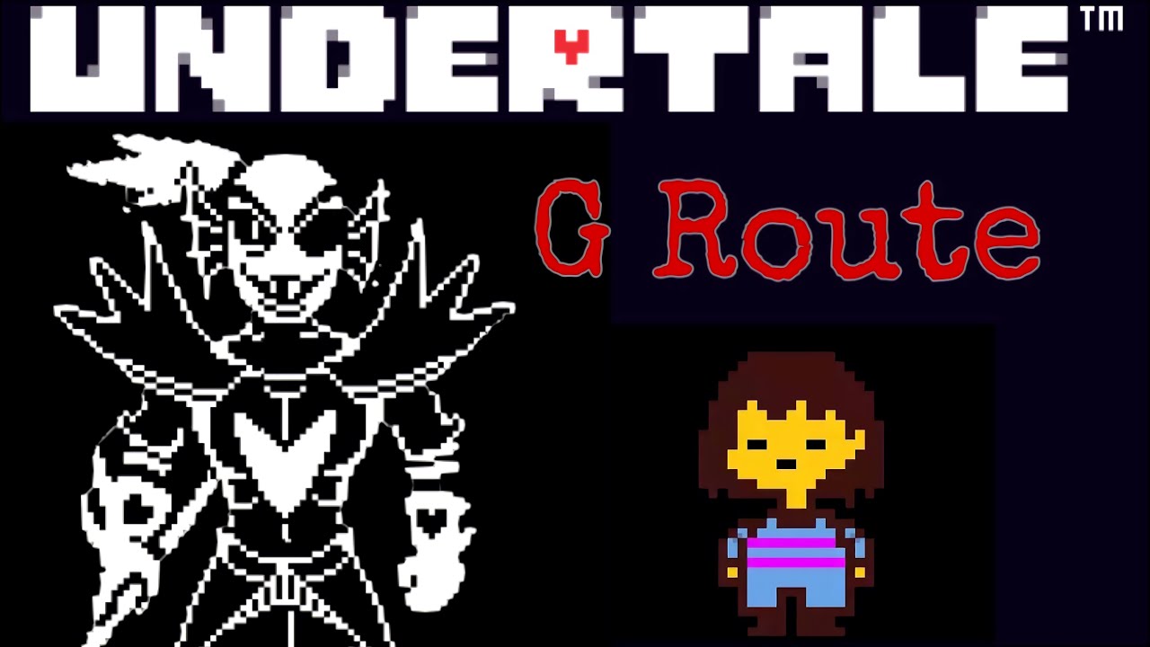 【G Route】全員倒す。全くやさしくないRPG『UNDERTALE-アンダーテール』 - YouTube