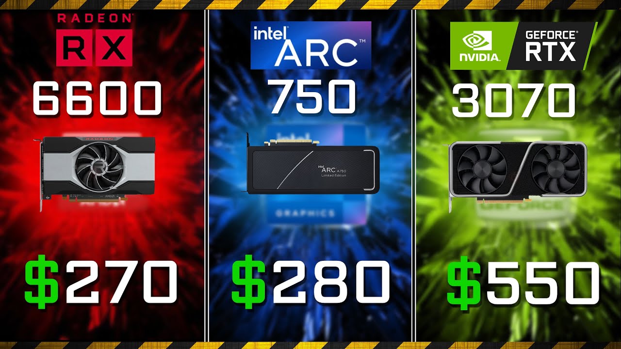 Double Price, Double Performance?? RX 6600 vs Intel ARC 750 vs RTX 3070 ...