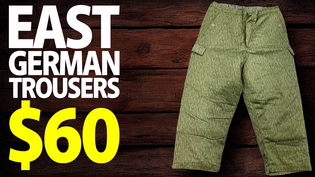 $60 | East German Rain Pattern Camouflage Heavy Weight Trousers Pants ...