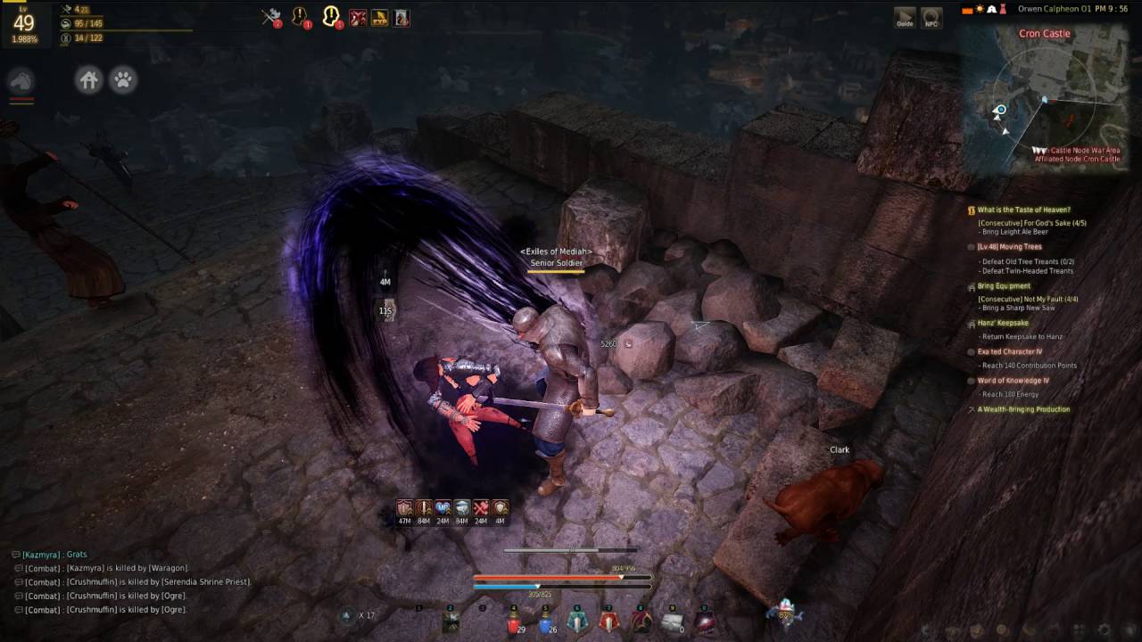 BDO Sorc Cron Castle Farm - YouTube