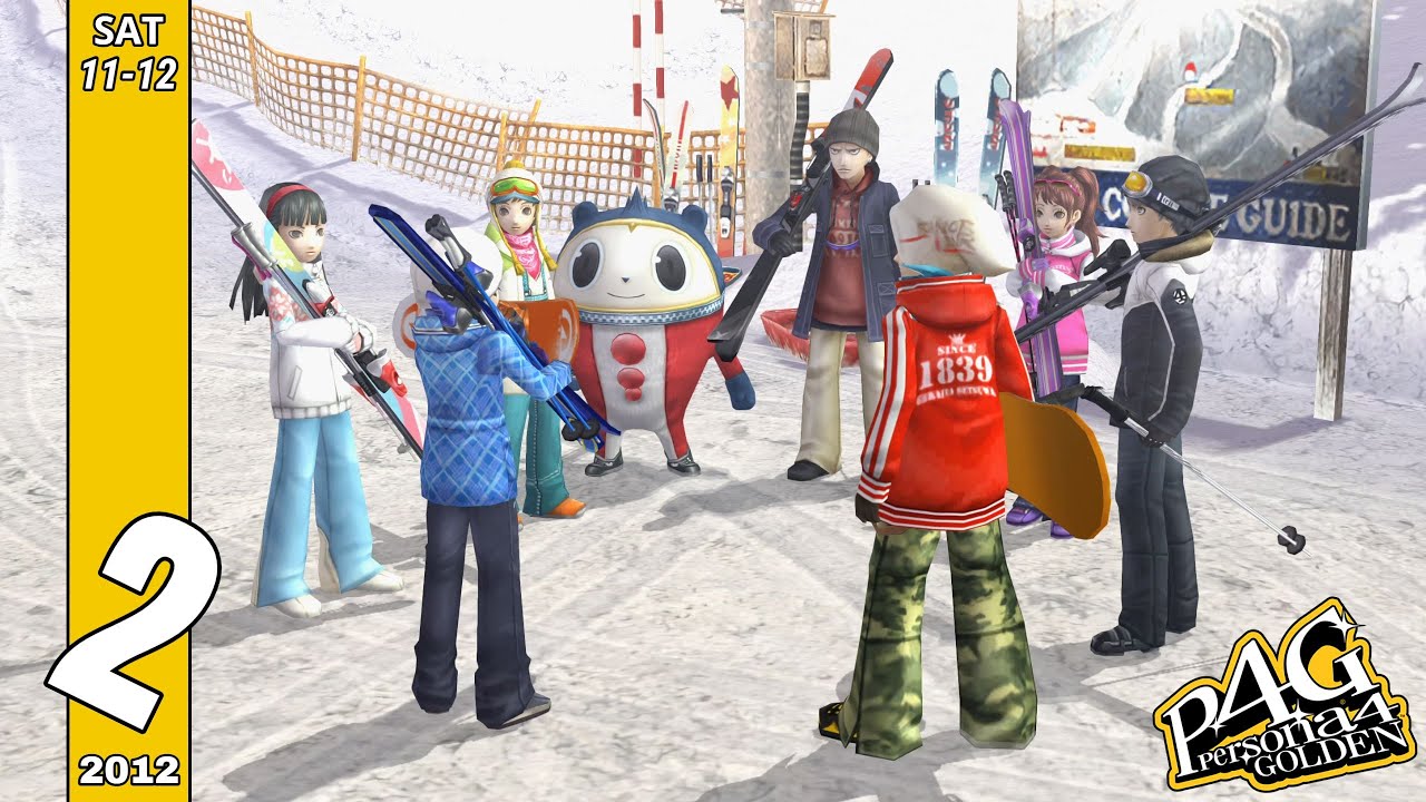 Persona 4 Golden 100% Walkthrough: Ski Trip (February 11-12) - YouTube