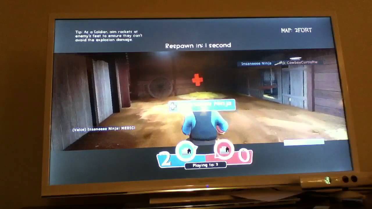 Xbox 360:TF2-soldier gameplay - YouTube