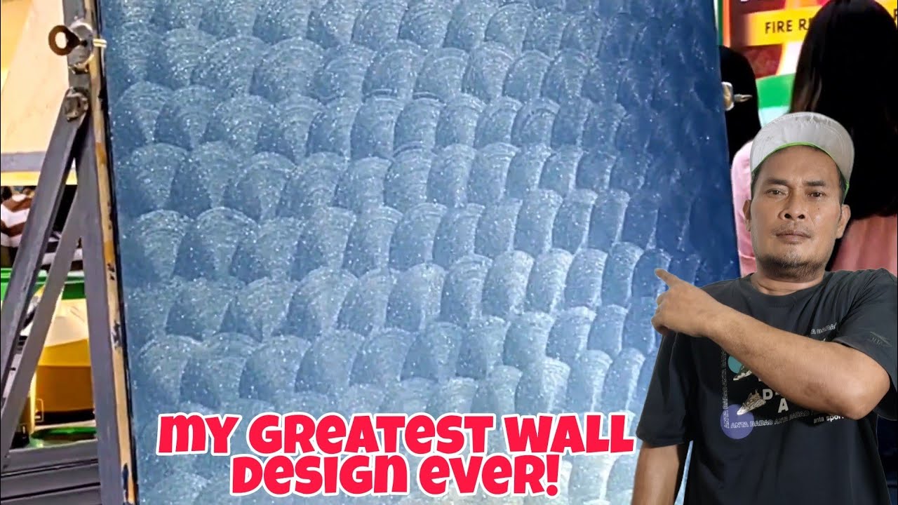 HOW TO CREATE WALL DESIGN USING A - PLUS SOHO SHIMMERA | Best varnish ...