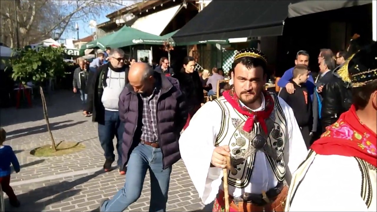 ΘΗΒΑ .ΒΛΑΧΙΚΟΣ ΓΑΜΟΣ 2019, Πομπή των Βλάχων. - YouTube