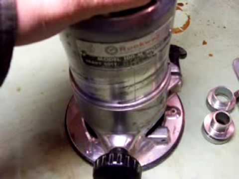 Rockwell 100-M router - YouTube