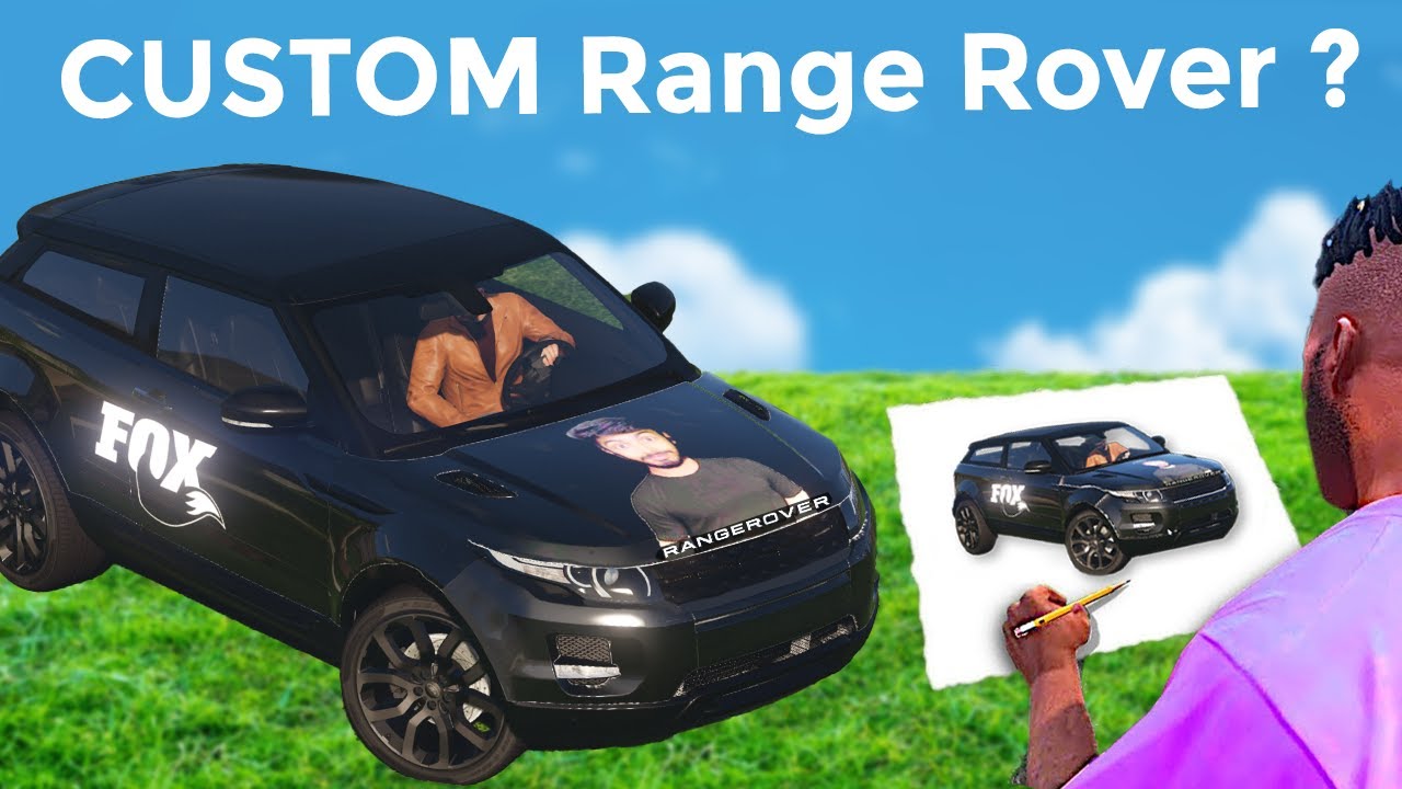 Drawing Custom Range Rover ? 😱 | Gta 5 (Mods) Tamil - Black Fox - YouTube