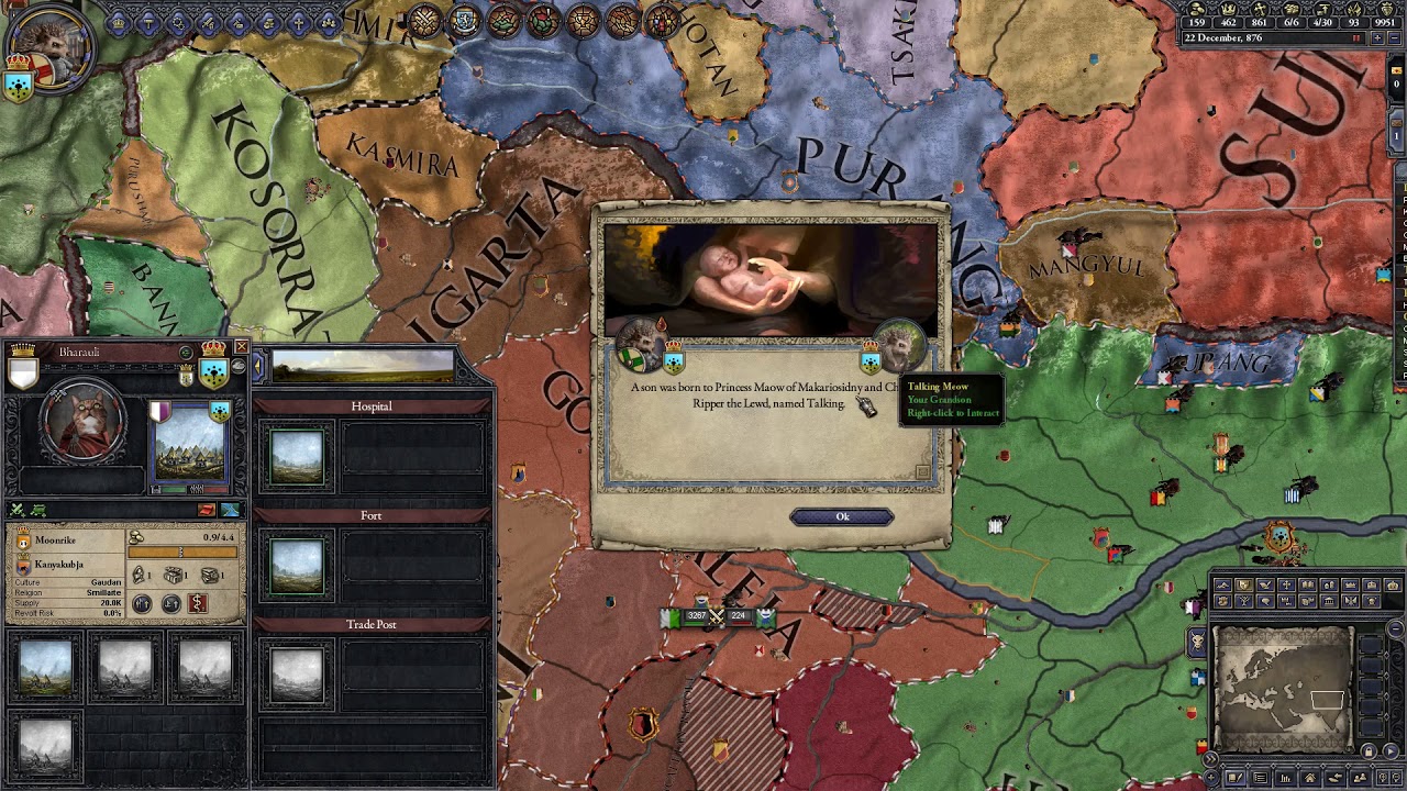 CK2 Cat Lords - EP.16 Faction issues! - YouTube