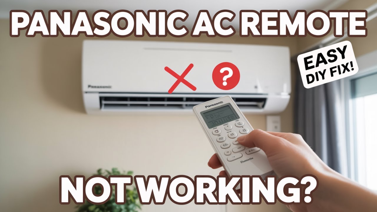 How to Fix Panasonic AC Remote Not Working | Easy DIY Solutions! - YouTube