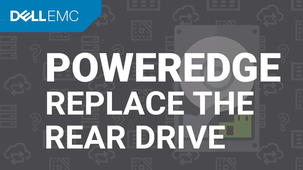 How to replace the rear hard drives on Dell PowerEdge R650 - YouTube