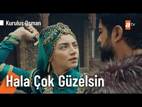Osman Bey, Bala Hatun ile kozlarını paylaştı - @KurulusOsman  100. Bölüm