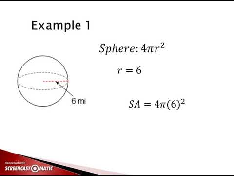 5 4 SA of Sphere - YouTube