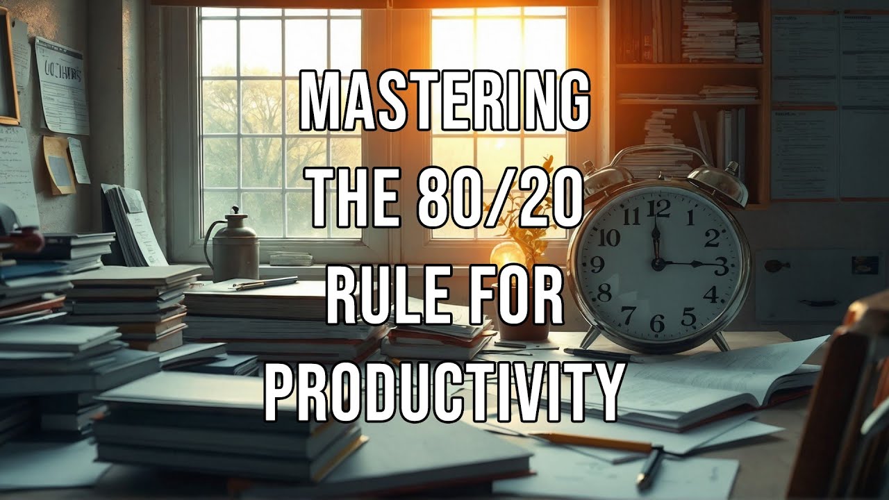 How to Use the 80/20 Rule for Productivity - YouTube