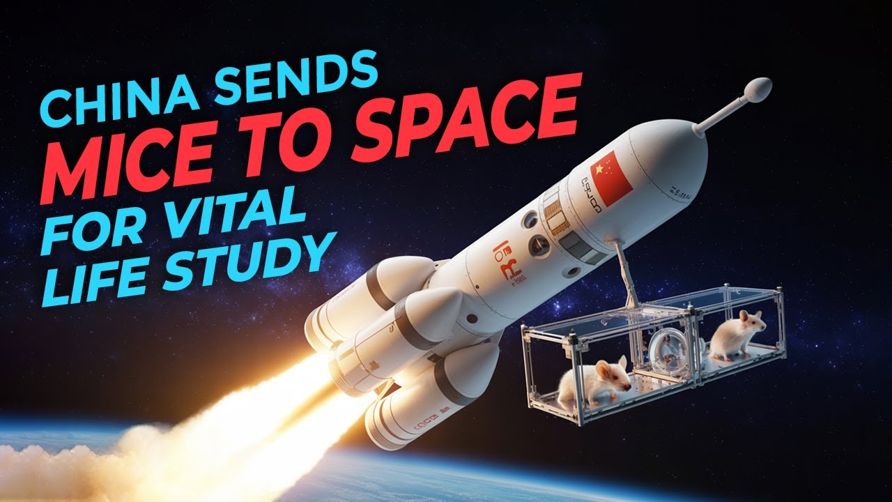 China Sends Mice to Space for Vital Life Study - YouTube