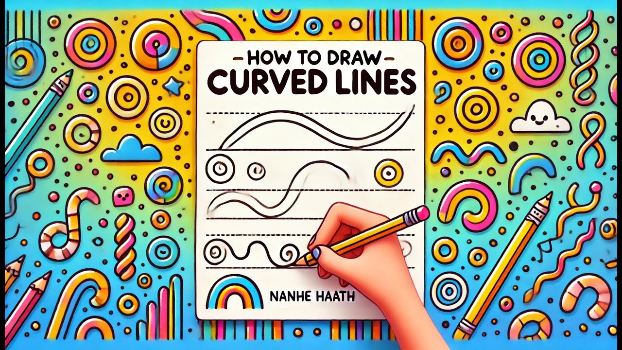 How to Draw Curved Lines | Fun Learning for Kids | Nanhe Haath - YouTube