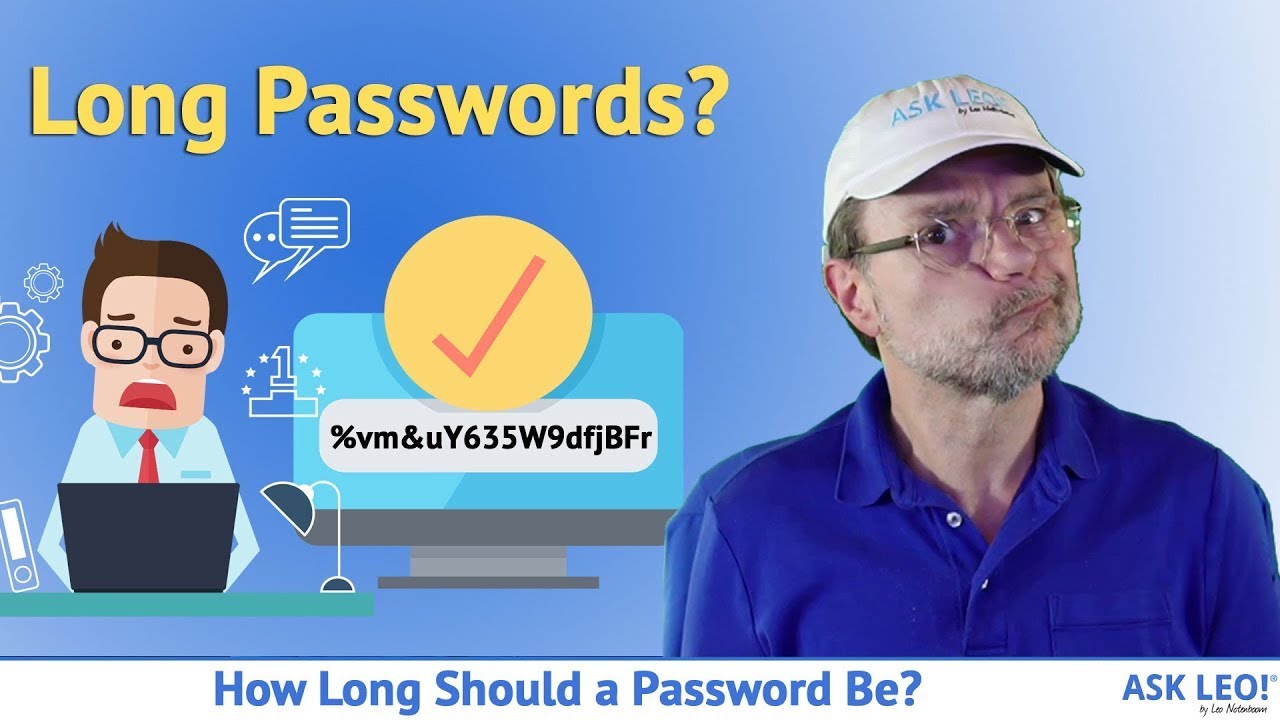 How Long Should a Password Be? Longer - YouTube