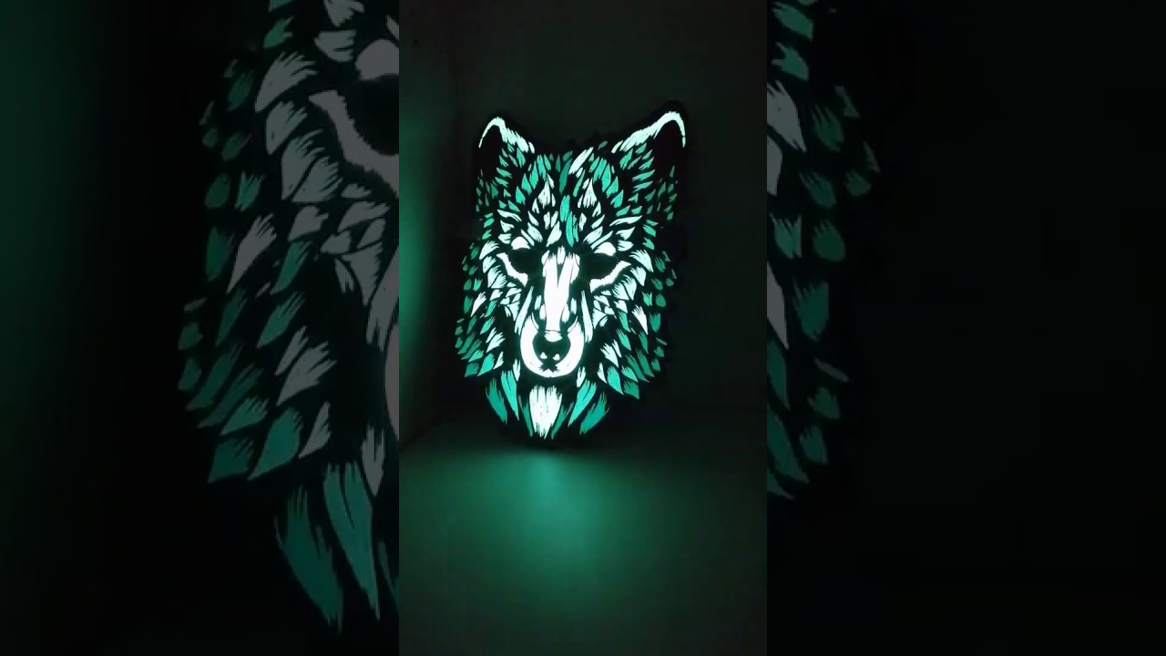 Satzuma maska vuka - zvučno reaktivna svjetlosna maska - YouTube