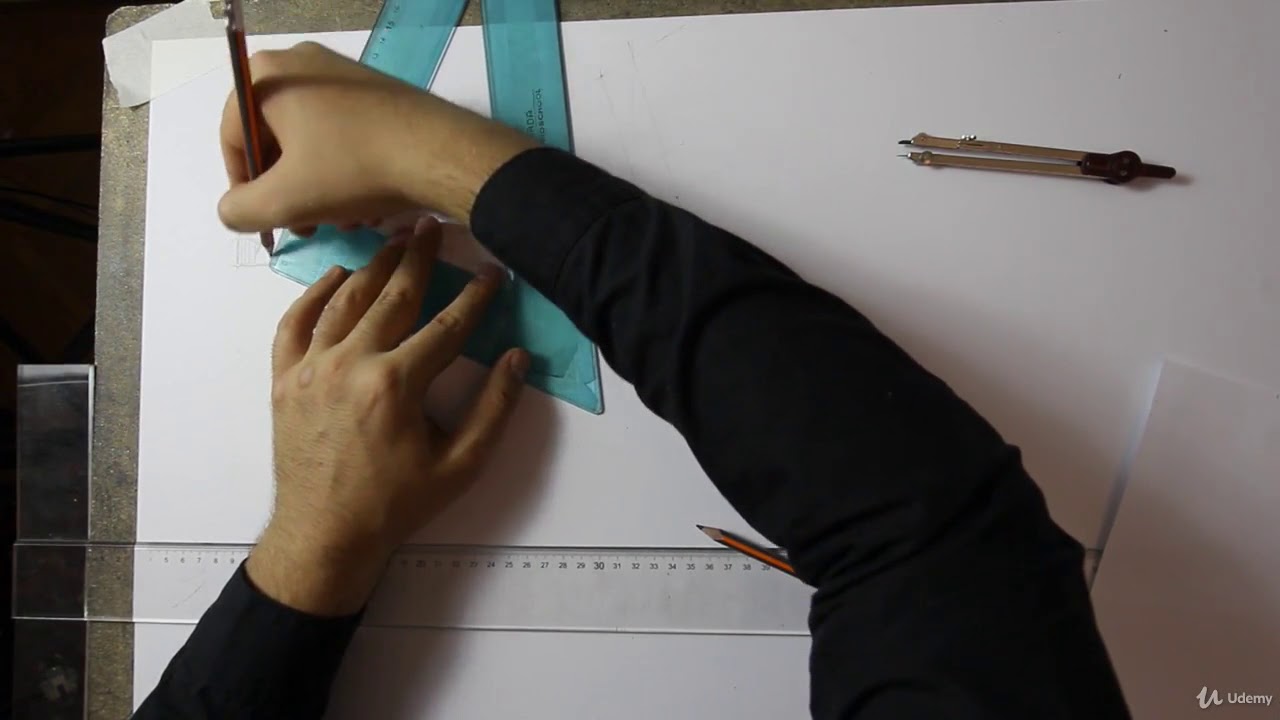 Constructed Perspective Advanced : Technical Drawing I - YouTube