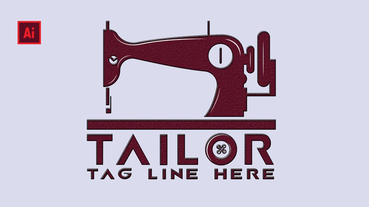 tailor master logo design in illustrator, fashion logo design, tailor ...