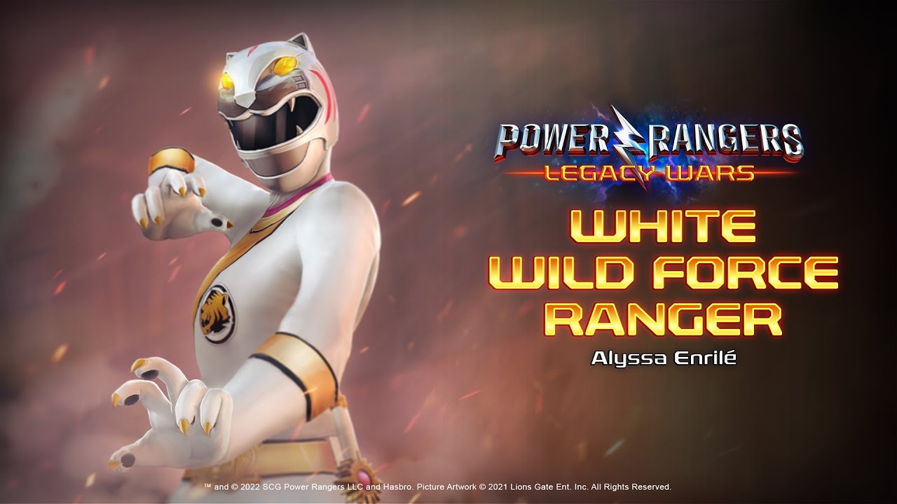 Alyssa Enrilé - Wild Force White Ranger | Official Moveset | Power ...