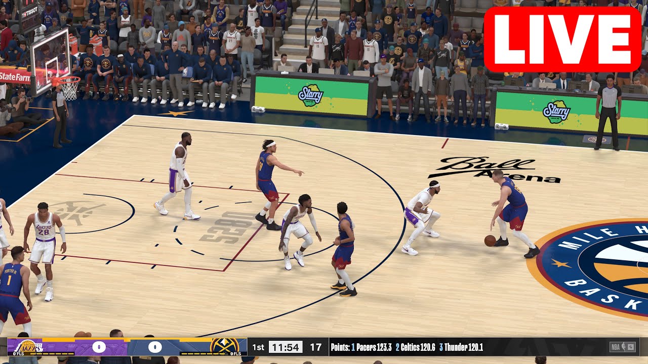 NBA LIVE🔴 Los Angeles Lakers vs Denver Nuggets | Game 1 - 20th April ...