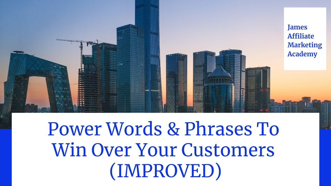 Power Words & Phrases To Win Over Your Customers IMPROVED - YouTube